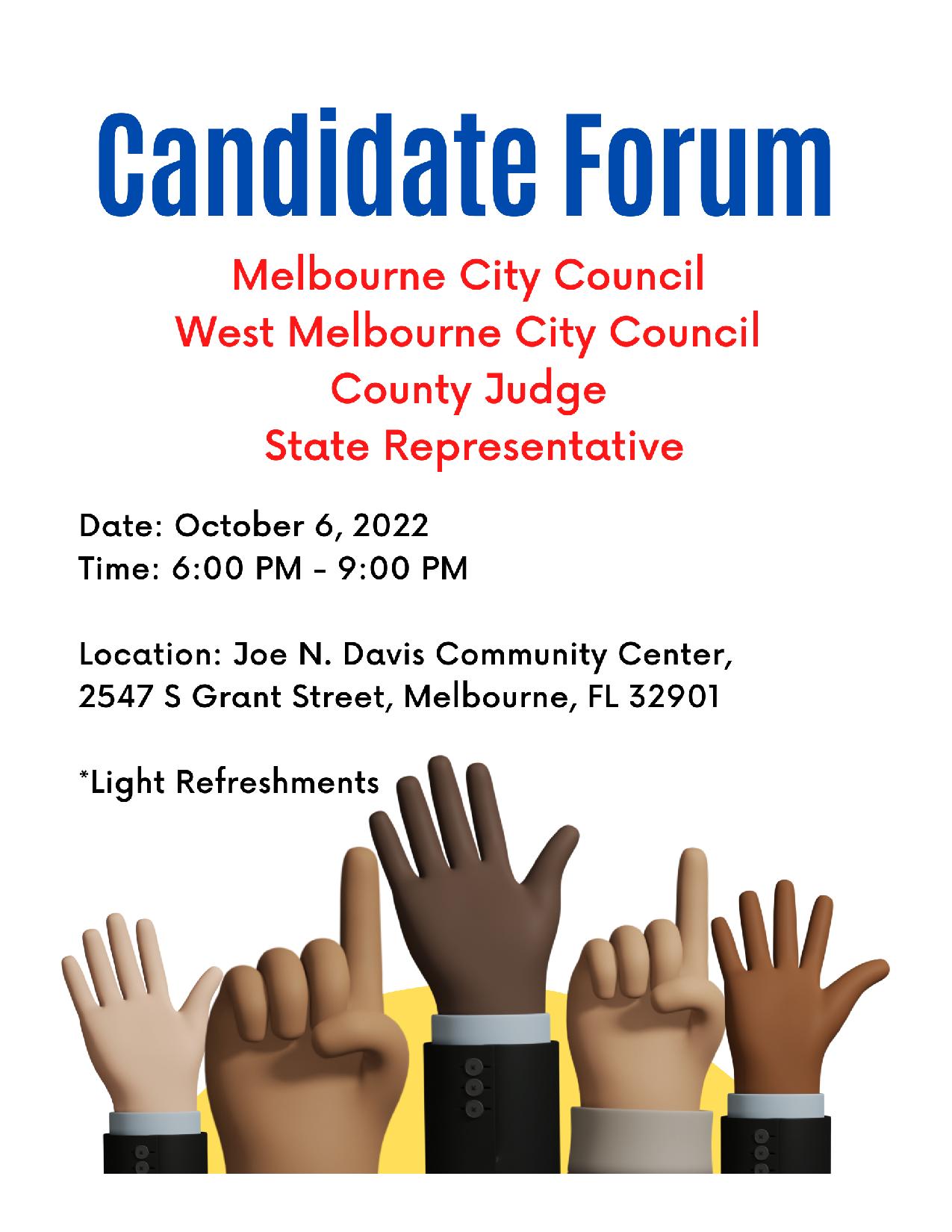 Candidate Forum – South Brevard NAACP